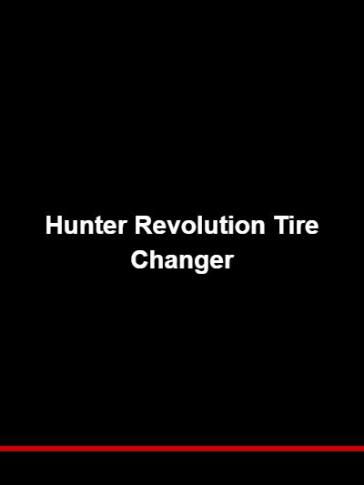 Hunter Revolution Tire Changer | What Needs a Lift